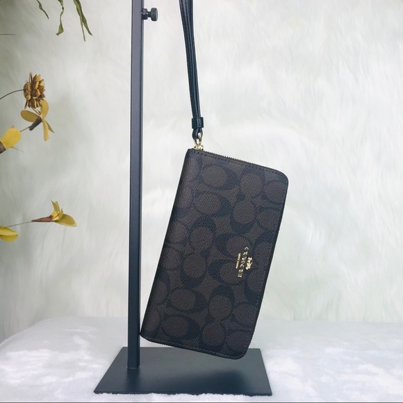 Coach | Bags | Coach Signature Large Phone Wallet | Poshmark